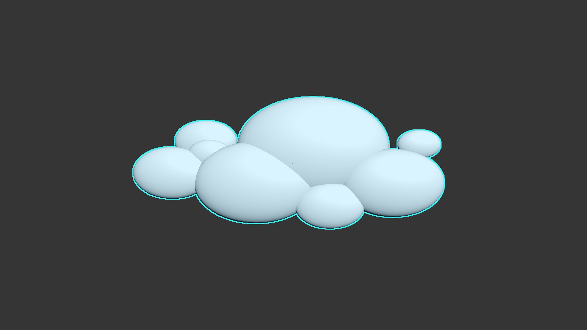 Cloud model 32 piece 3D - TurboSquid 1785437