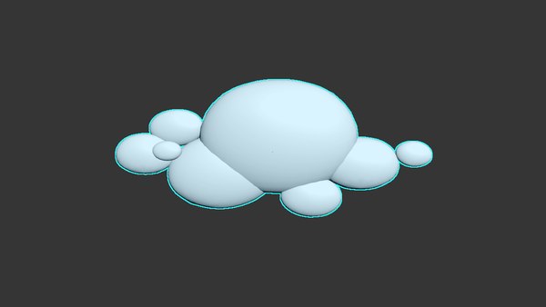Cloud model 32 piece 3D - TurboSquid 1785437