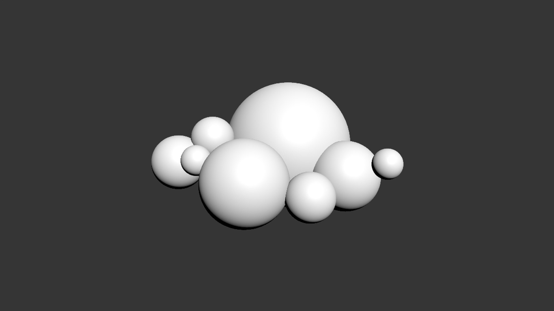 Cloud model 32 piece 3D - TurboSquid 1785437