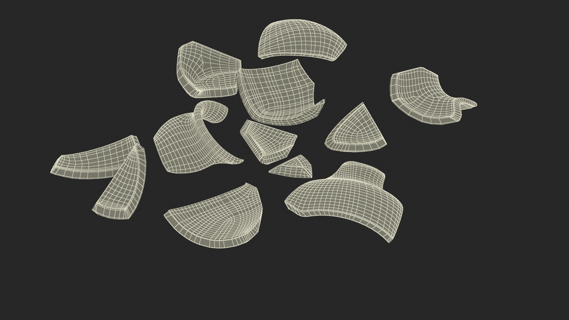 3D Clay Pot Fragments - TurboSquid 1992589