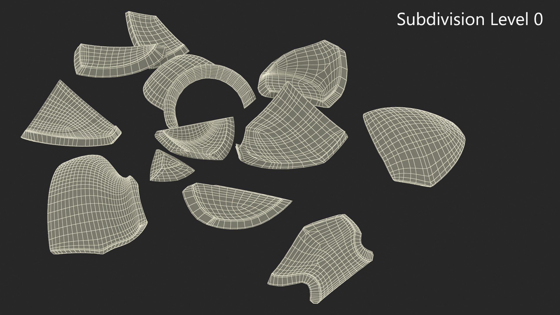 3D Clay Pot Fragments - TurboSquid 1992589