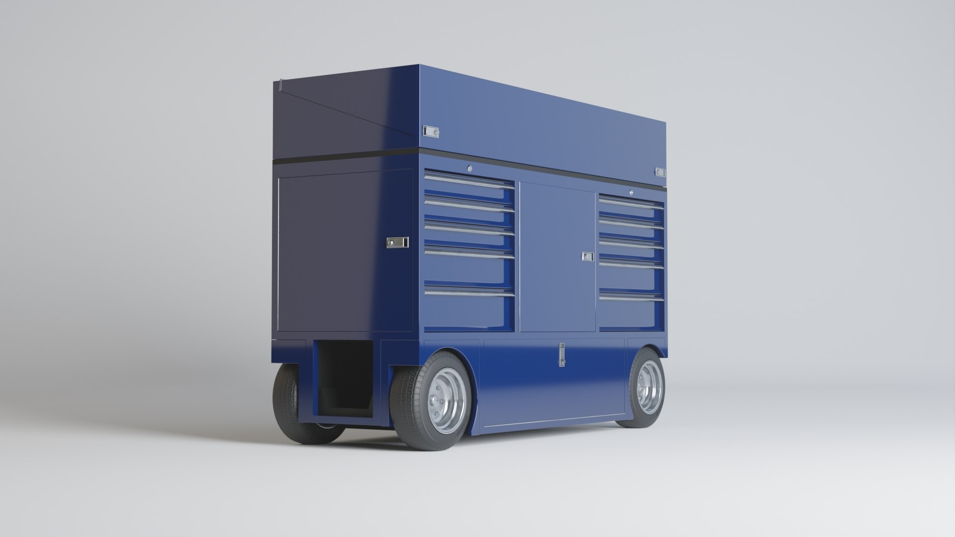 3D Workstation Cart With Top PBR Model - TurboSquid 1979197