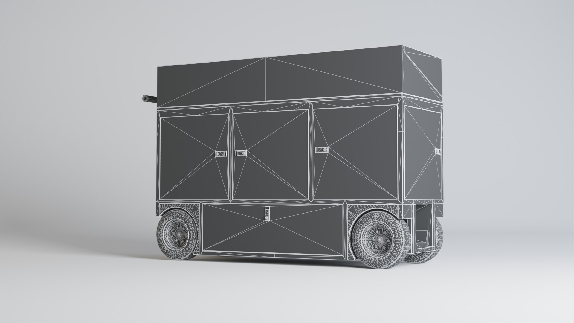 3D Workstation Cart With Top PBR Model - TurboSquid 1979197
