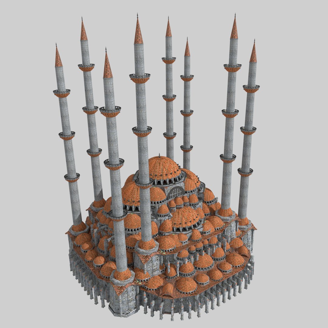 Fantasy Ottoman Mosque S 3D - TurboSquid 1182804