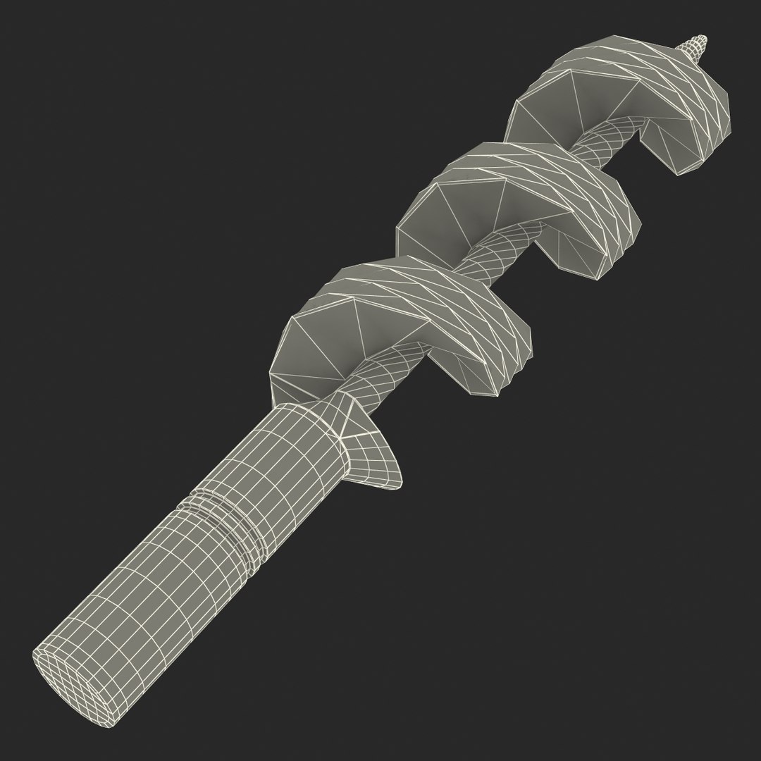 3d Model Drill Bit 3
