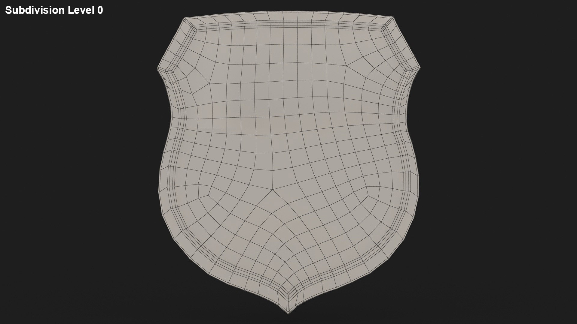 3D gold shield - TurboSquid 1575853