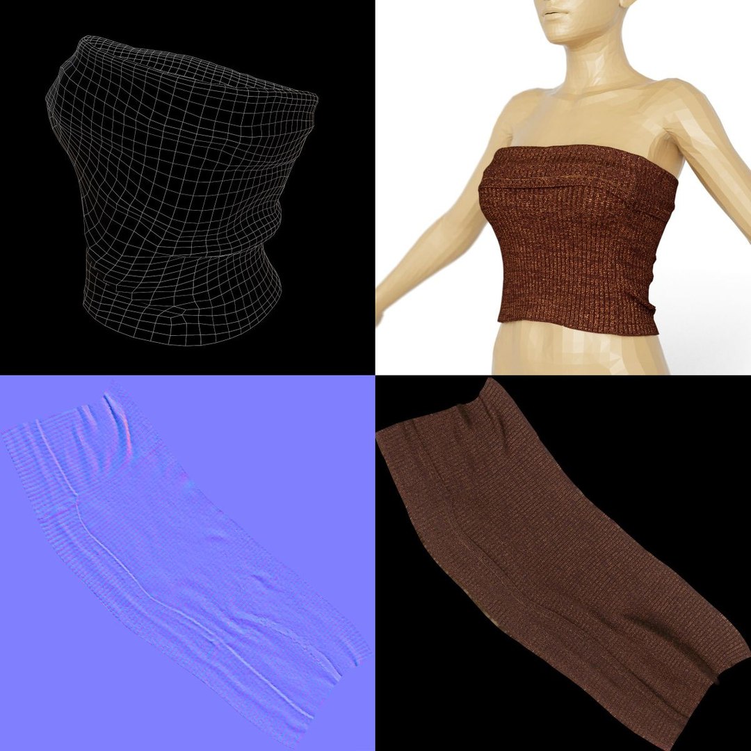 Photorealistic Clothing 3D Model - TurboSquid 1192158