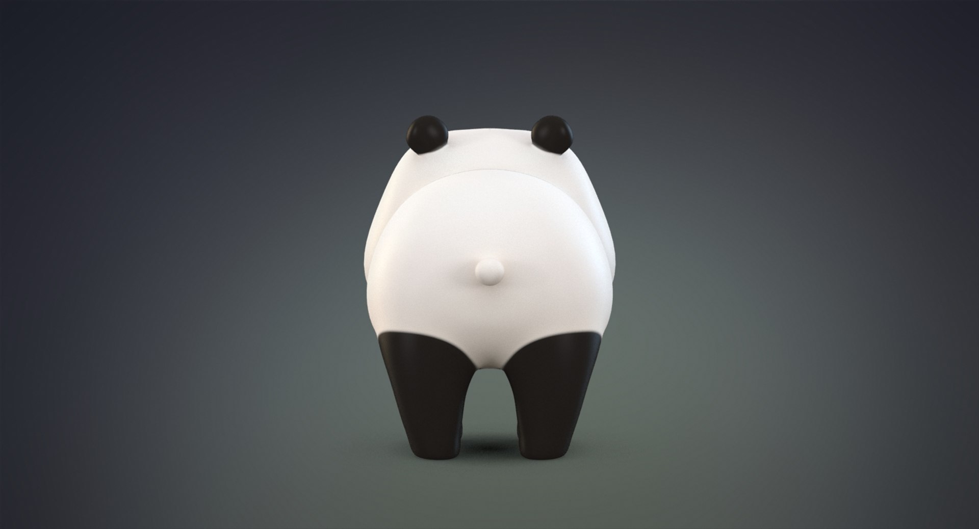 Cute Cartoon Panda Bear Model - TurboSquid 1351074