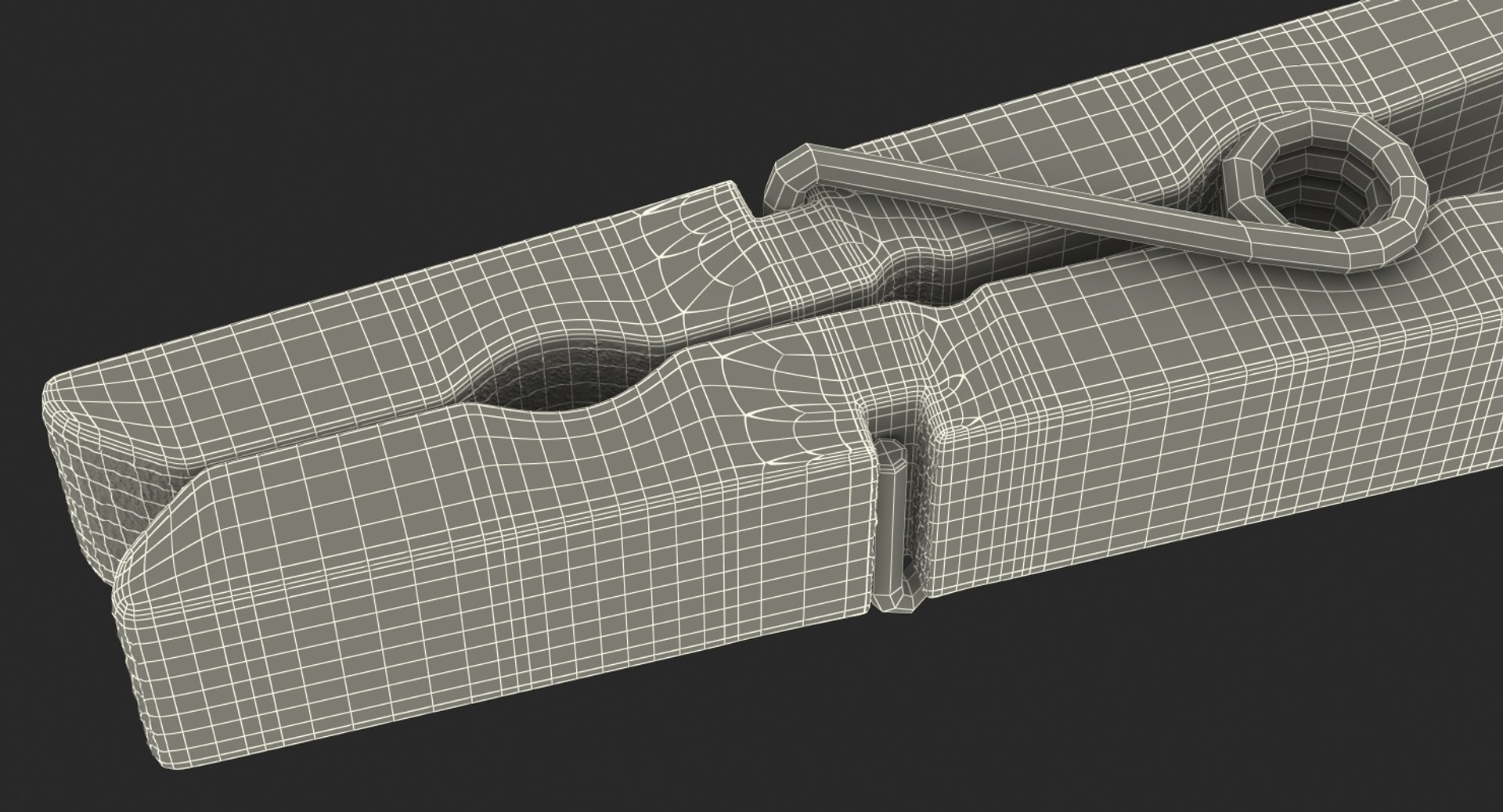 3D Model Wooden Clothespin - TurboSquid 1317726