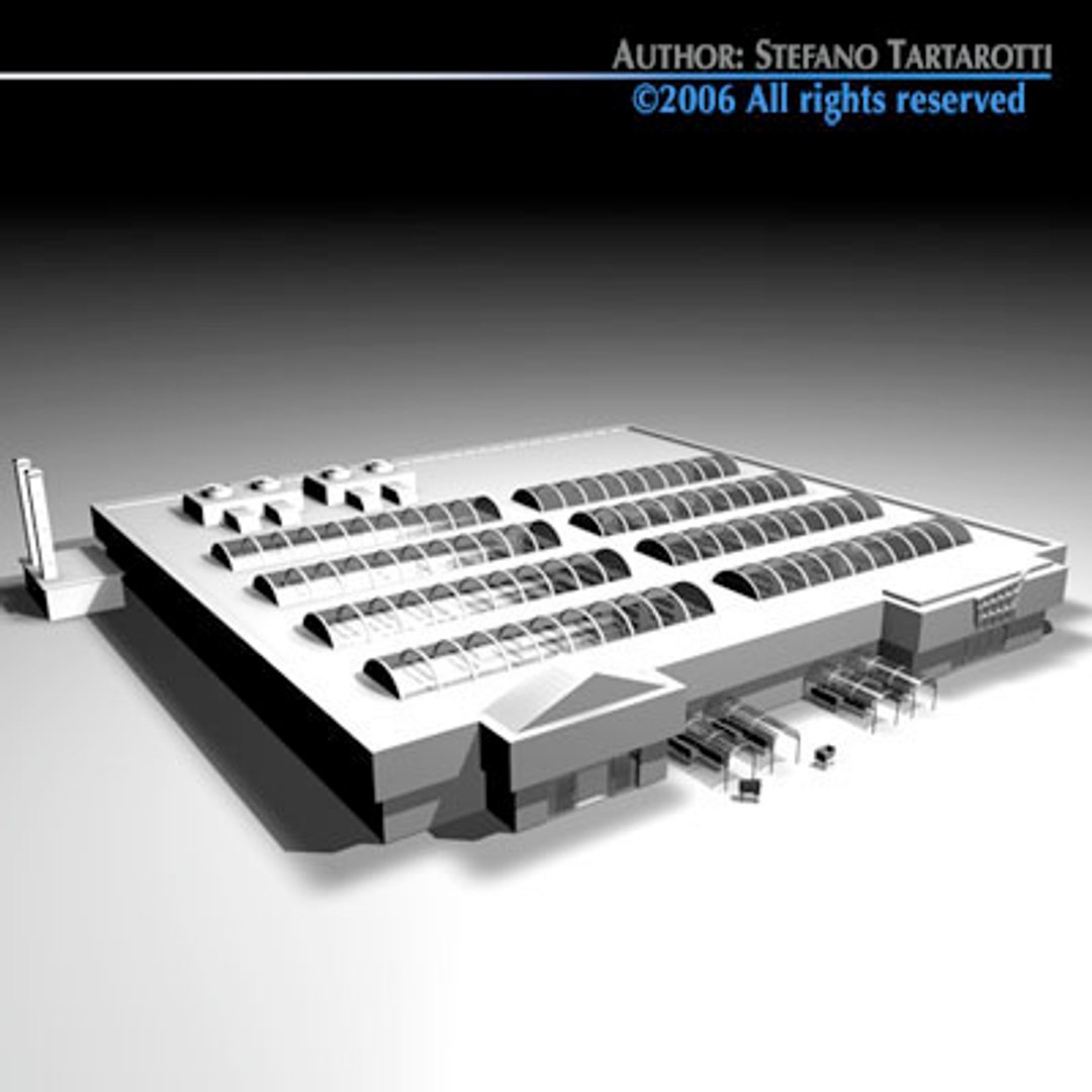Supermarket Shop Store 3d Model