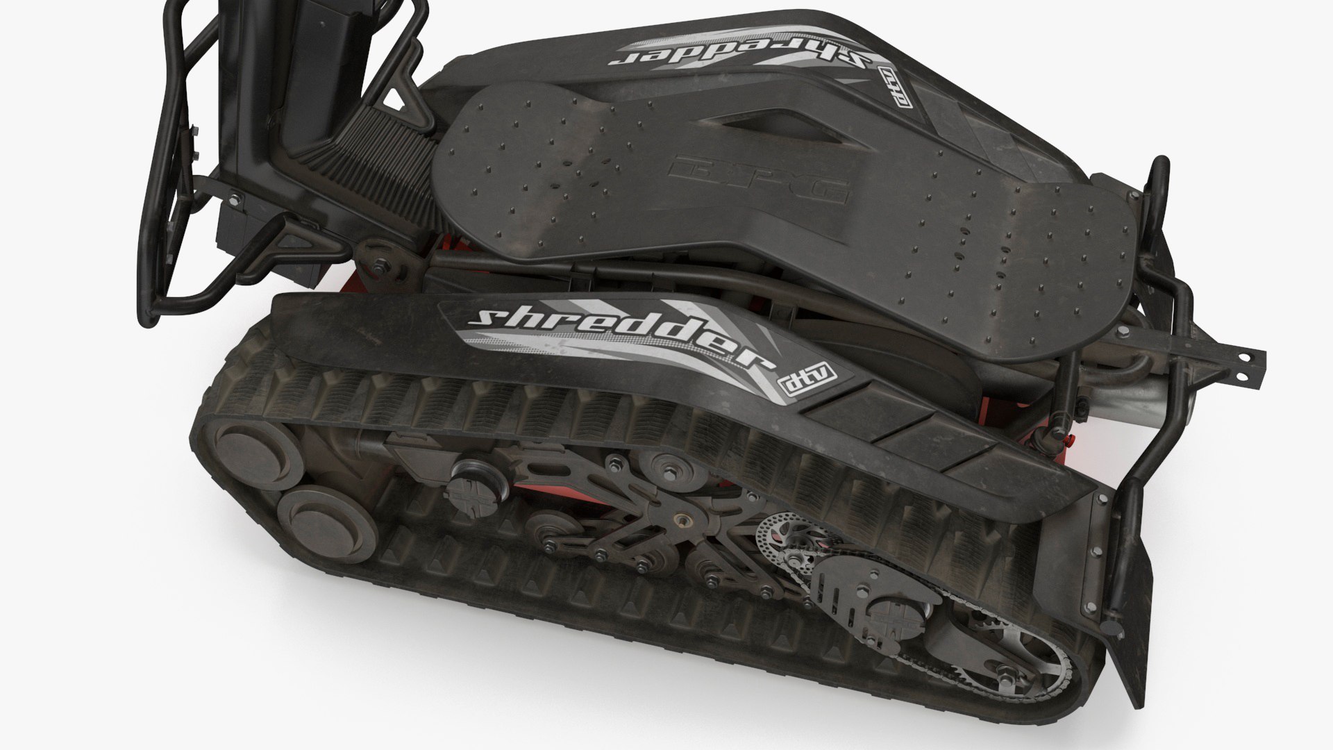 3D Dusted Stands Up DTV Shredder Model - TurboSquid 2174850