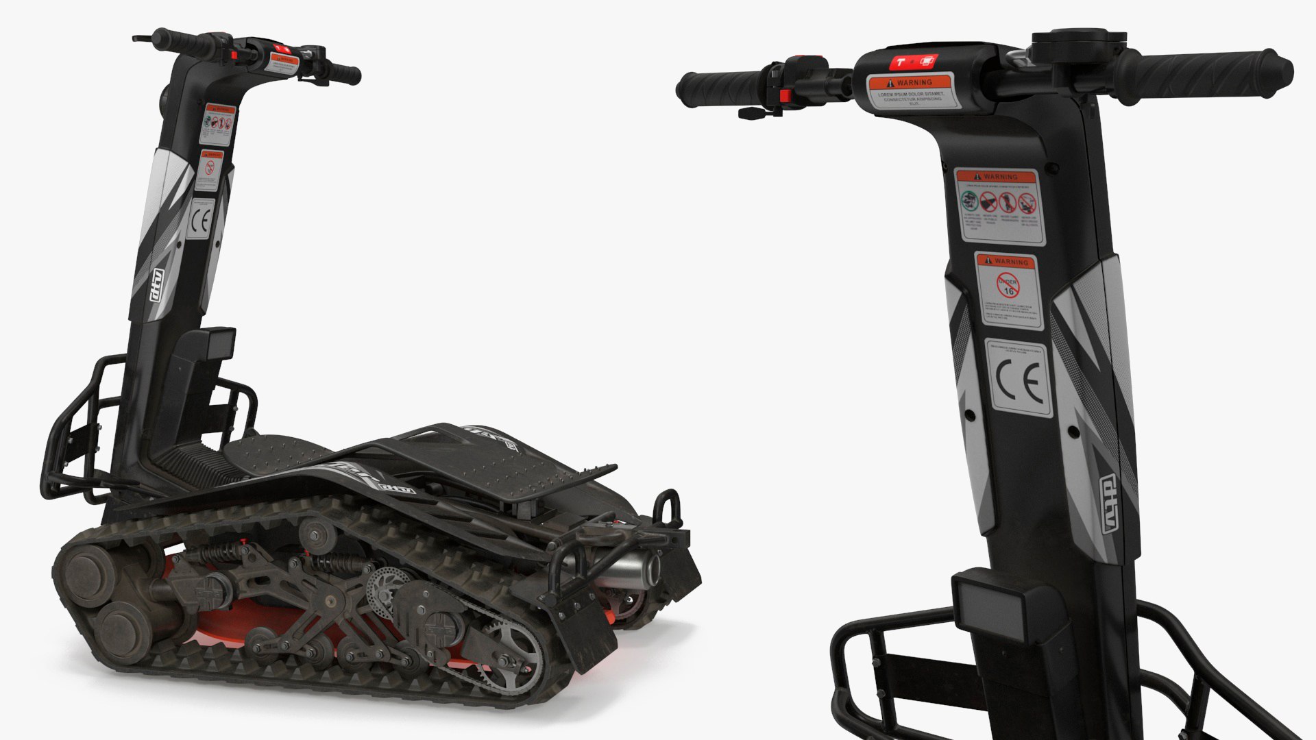 3D Dusted Stands Up DTV Shredder Model - TurboSquid 2174850