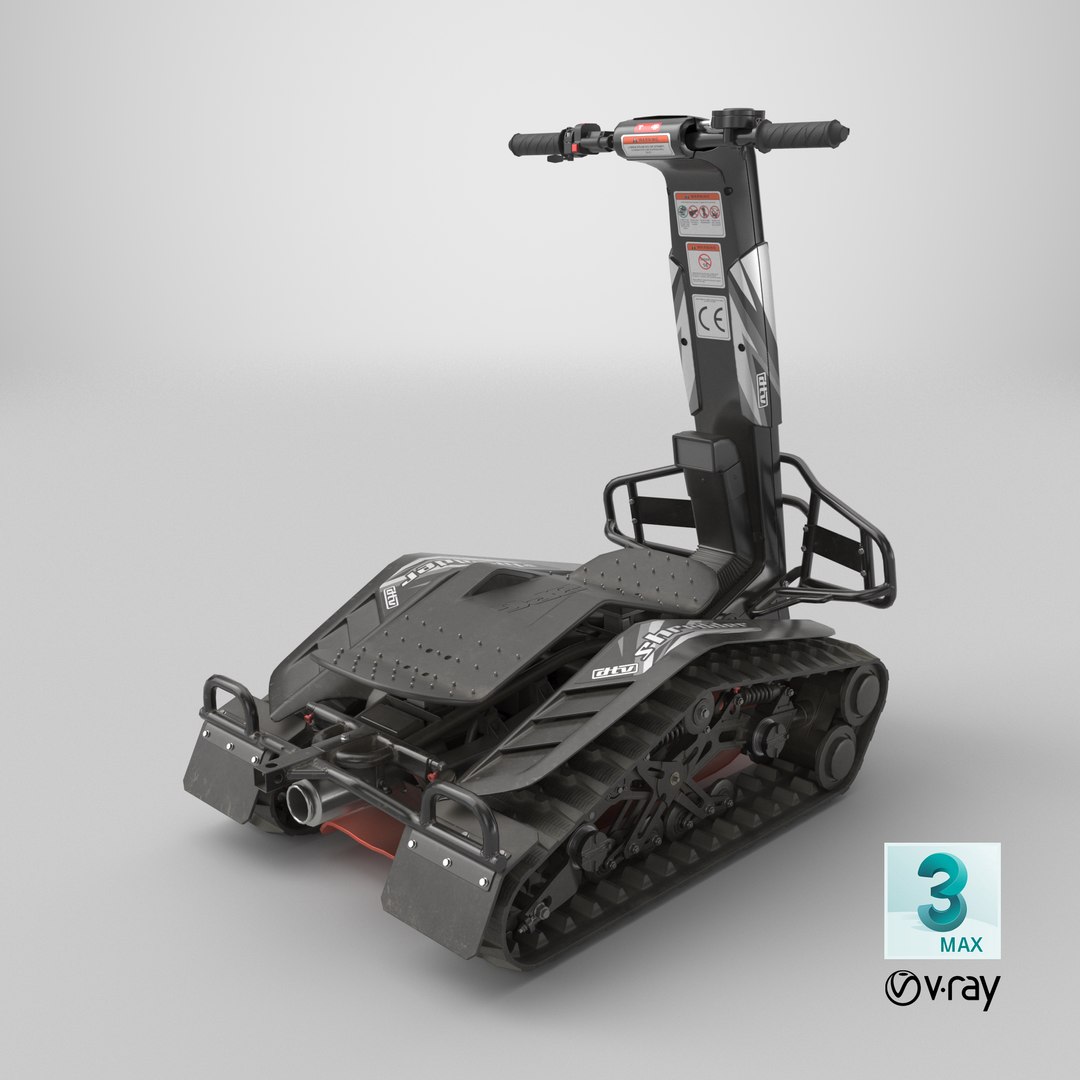 3D Dusted Stands Up DTV Shredder model - TurboSquid 2174850