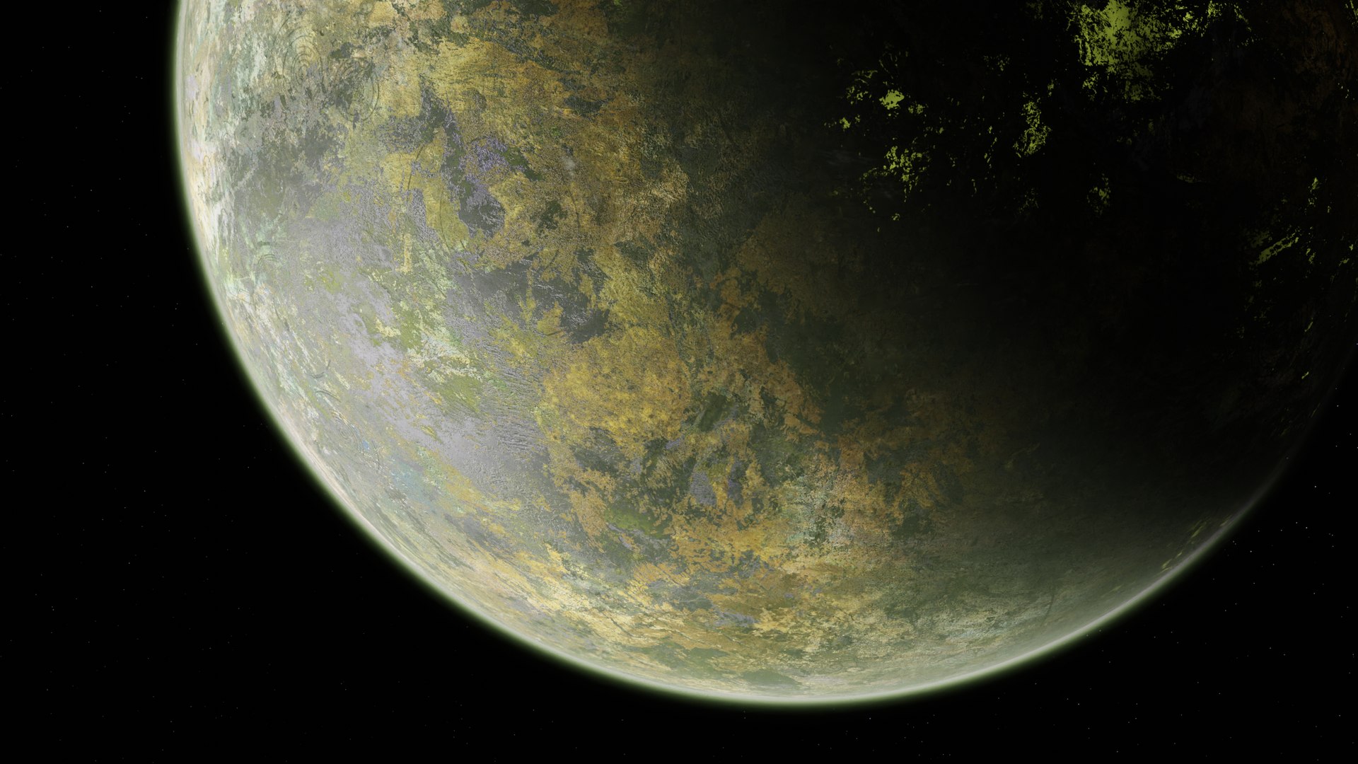 8K Alien Radioactive Planet 6 3D Model - TurboSquid 1930978