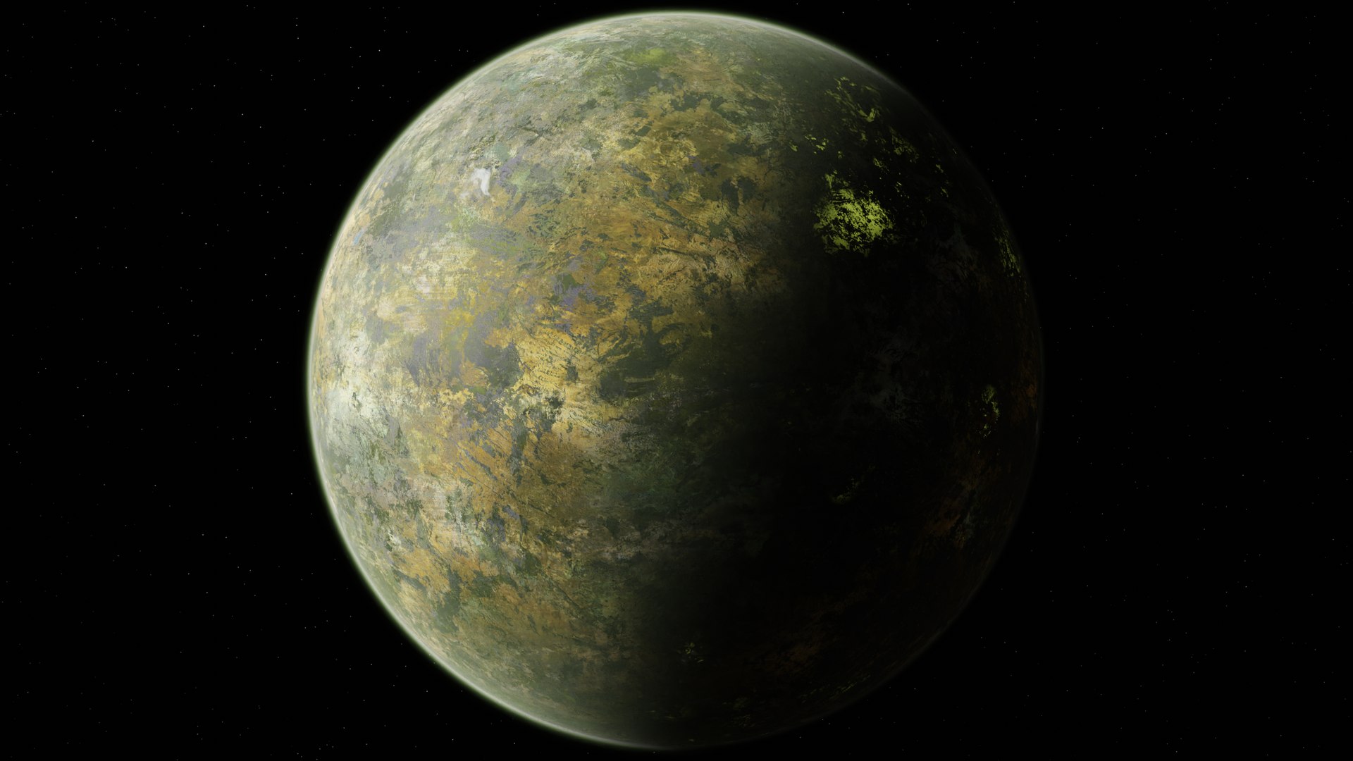 8K Alien Radioactive Planet 6 3D Model - TurboSquid 1930978