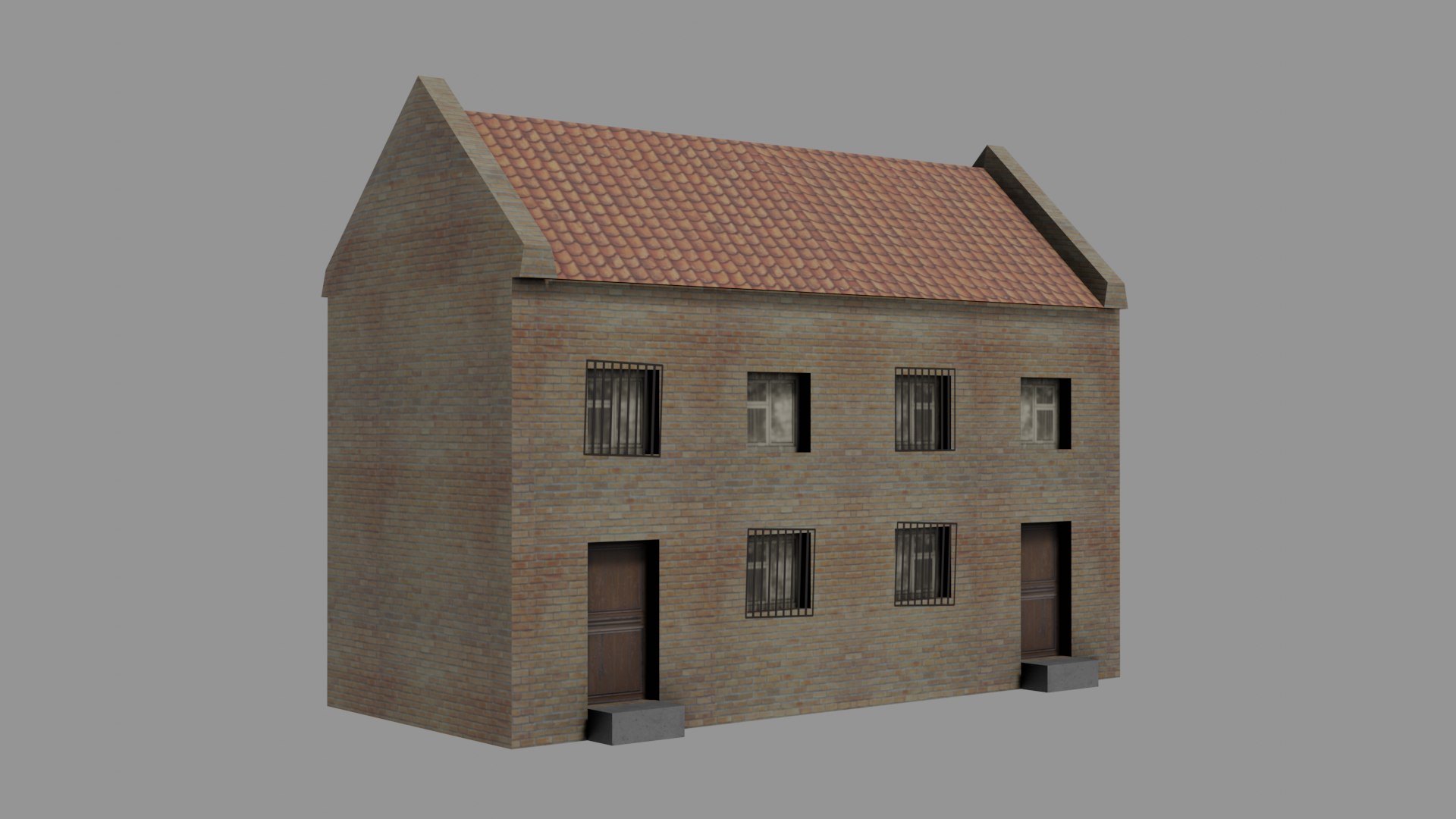 Old Low-poly house 3D - TurboSquid 1870978