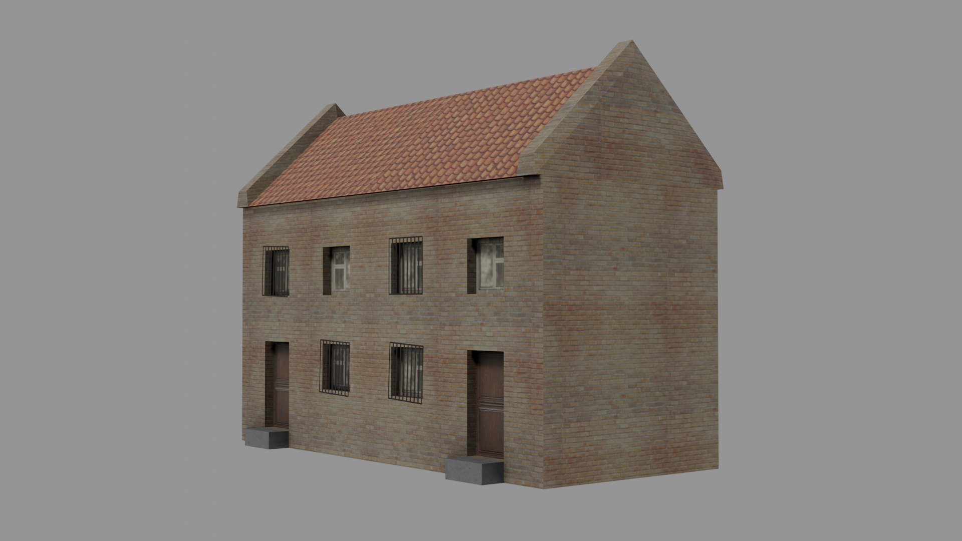 Old Low-poly house 3D - TurboSquid 1870978