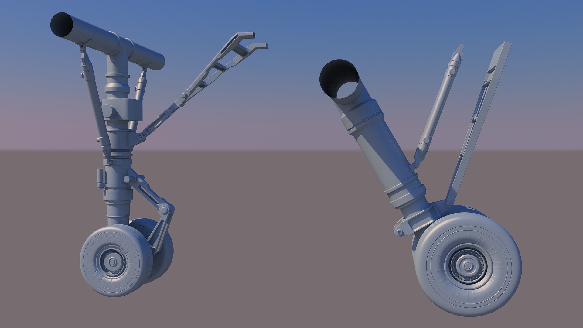 Landing Gear - Chassis 3D Model - TurboSquid 1988467