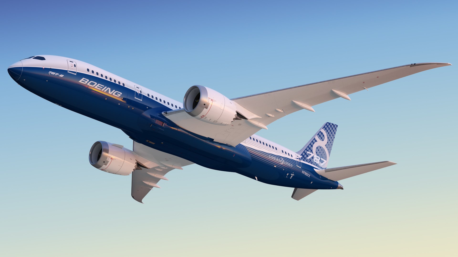 3D Boeing 787-8 Dreamliner Rigged - TurboSquid 1850477