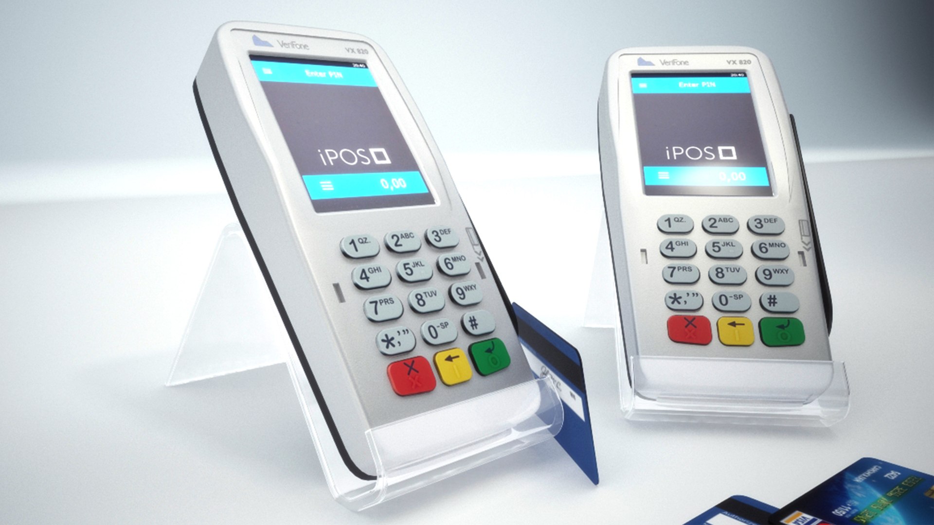 Credit Card Terminal 3d Obj