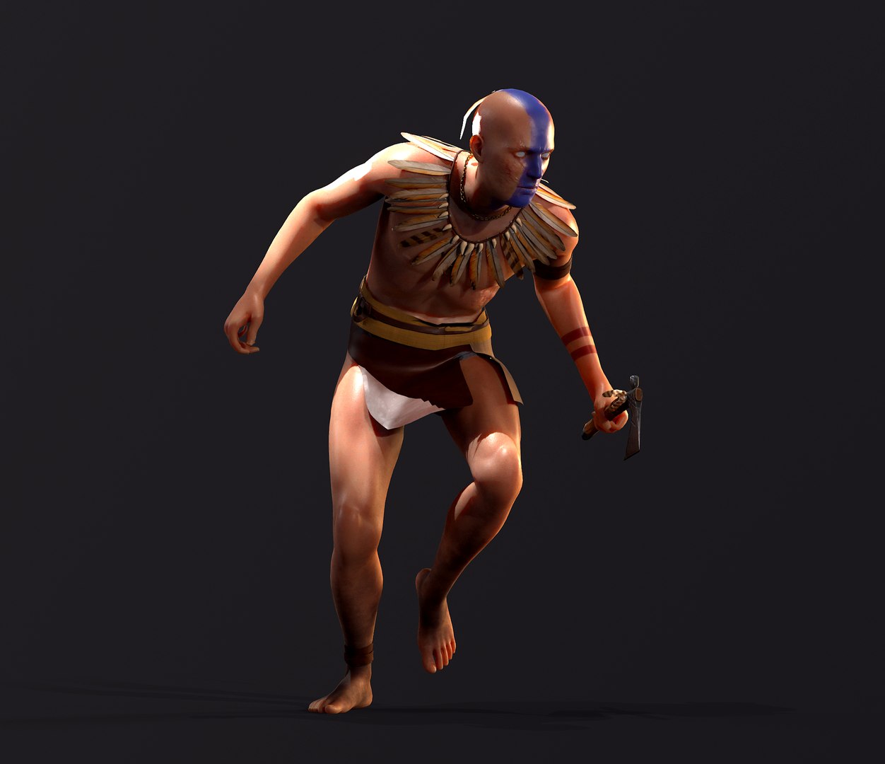 3D model Native American game Character - TurboSquid 1981237