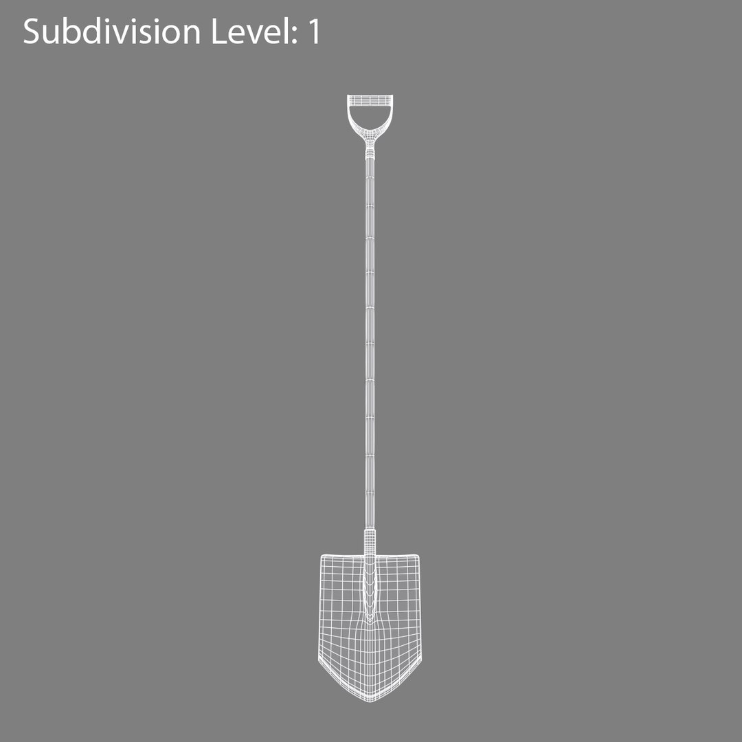 3d Spade Model