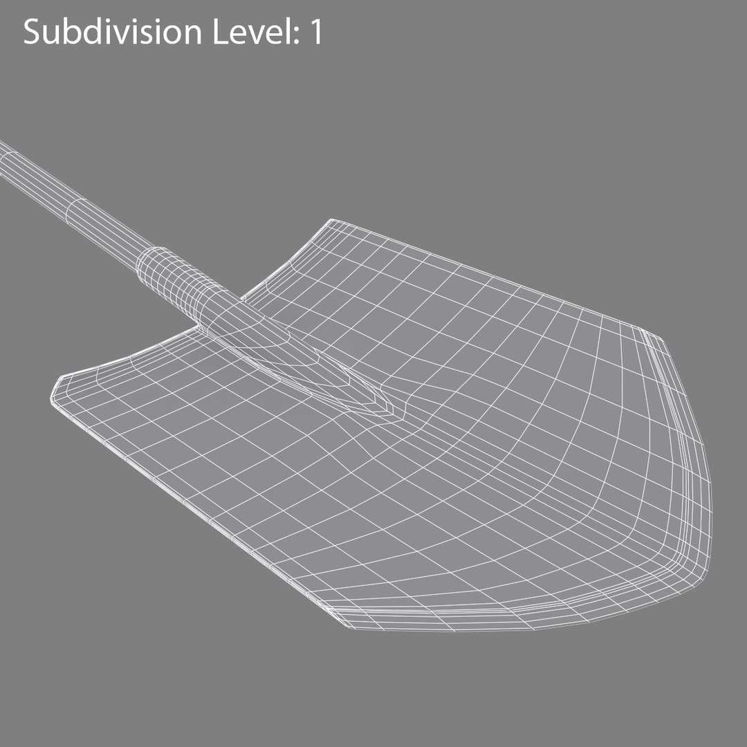 3d Spade Model