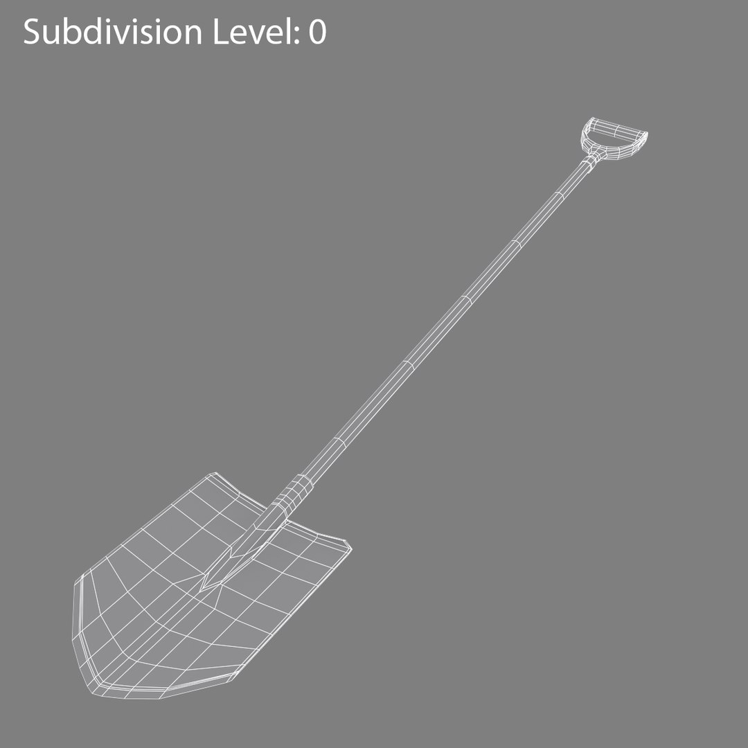 3d Spade Model