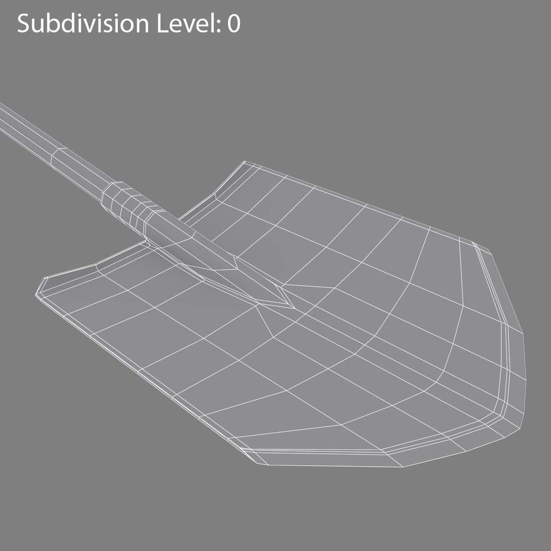 3d Spade Model