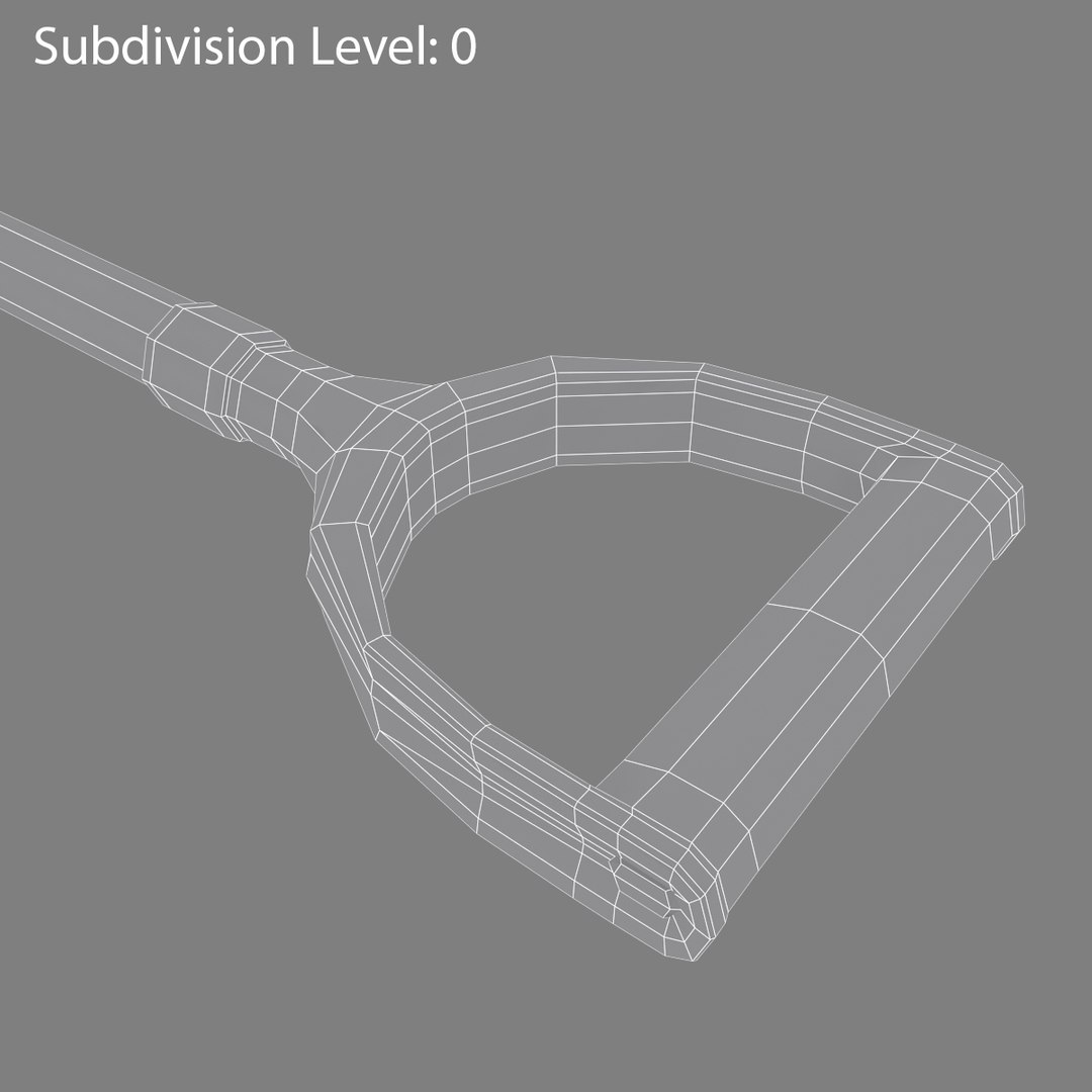 3d Spade Model