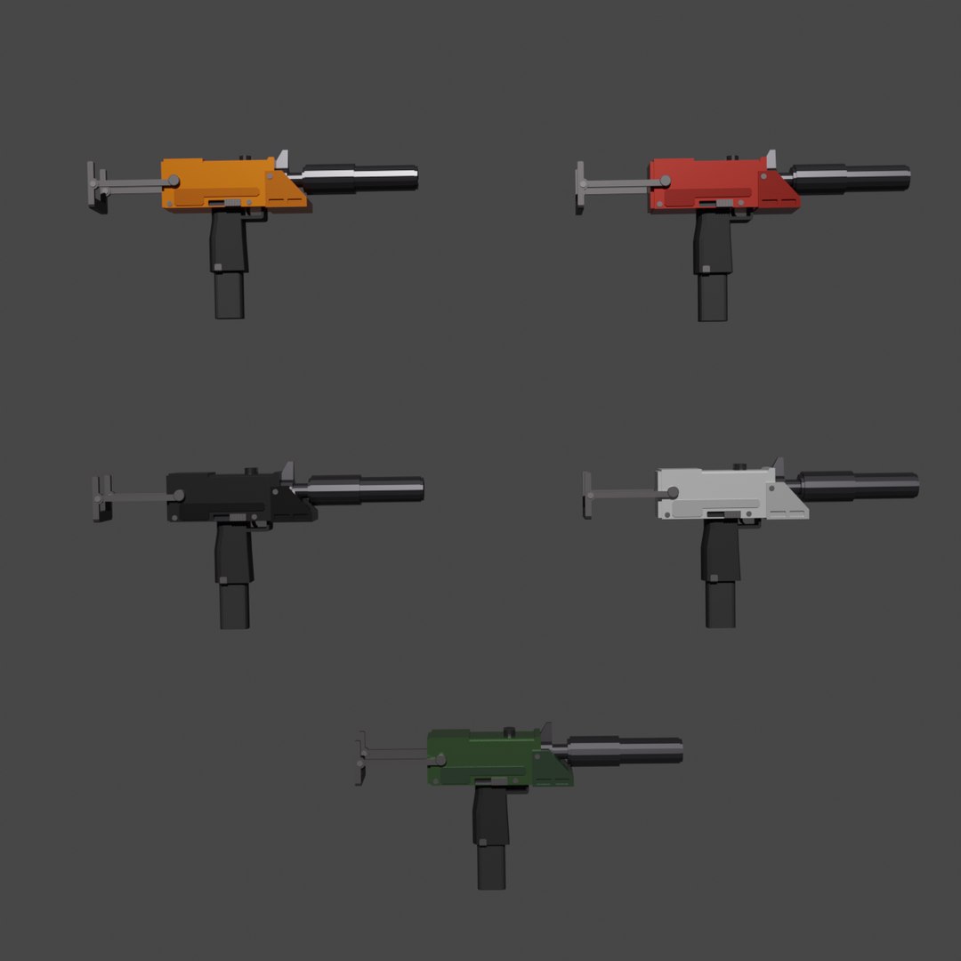 3D Autopistol Pattern Voss Mk 11 Model - TurboSquid 2202452