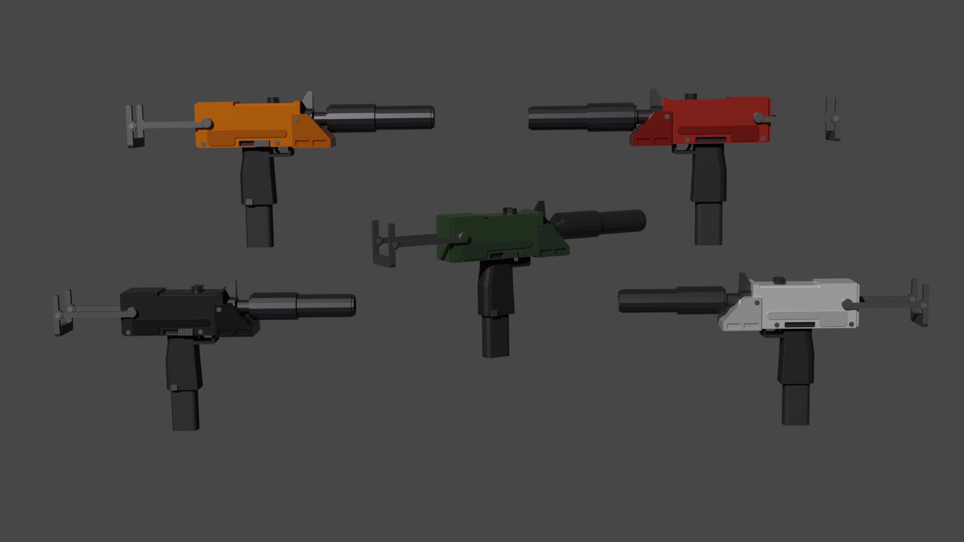 3D Autopistol Pattern Voss Mk 11 Model - TurboSquid 2202452