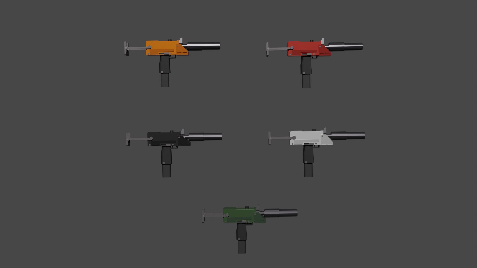 3D Autopistol Pattern Voss Mk 11 Model - TurboSquid 2202452