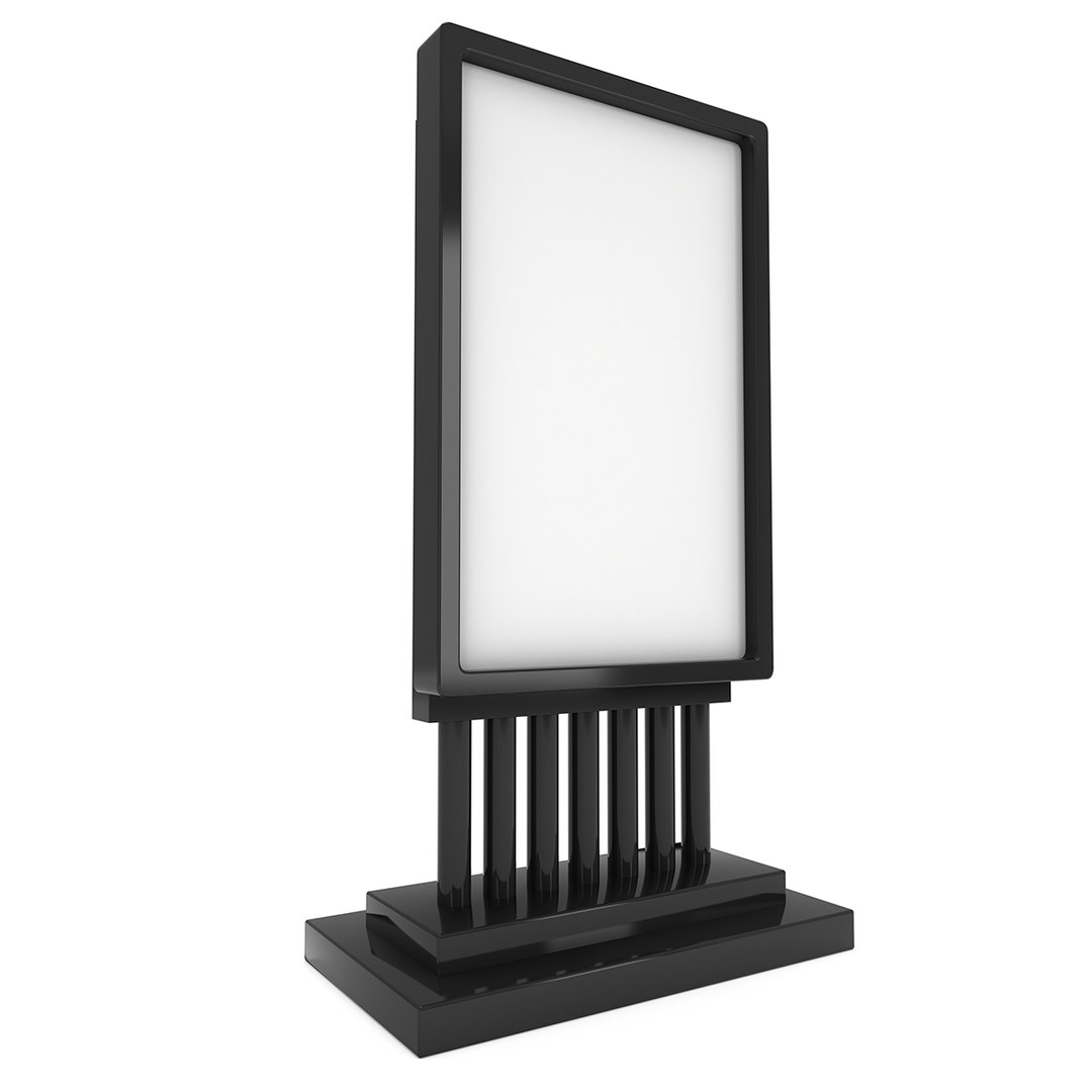3D Lcd Screen Stand Blank - TurboSquid 1552147