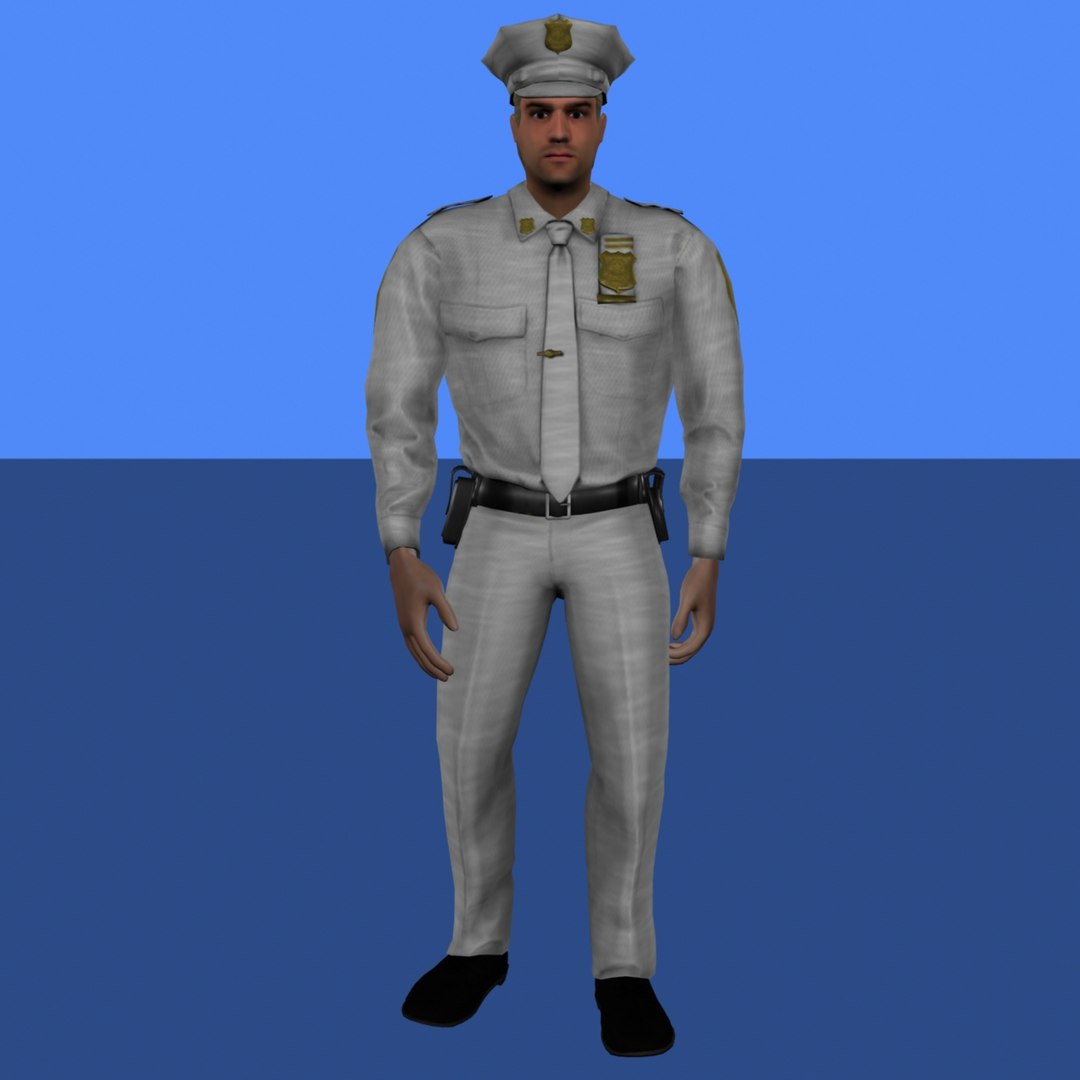 3d Max Police Animation