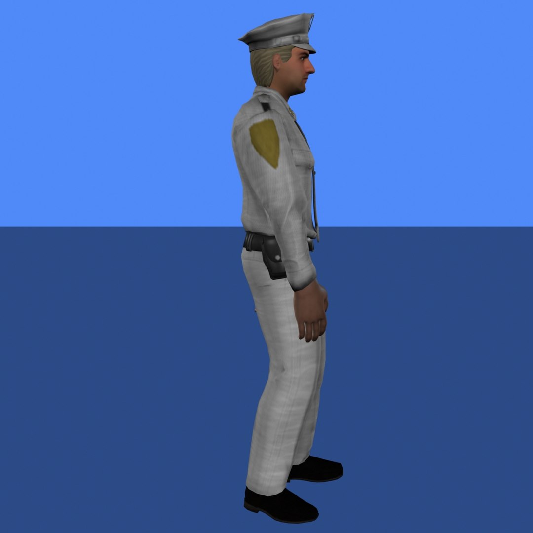3d Max Police Animation