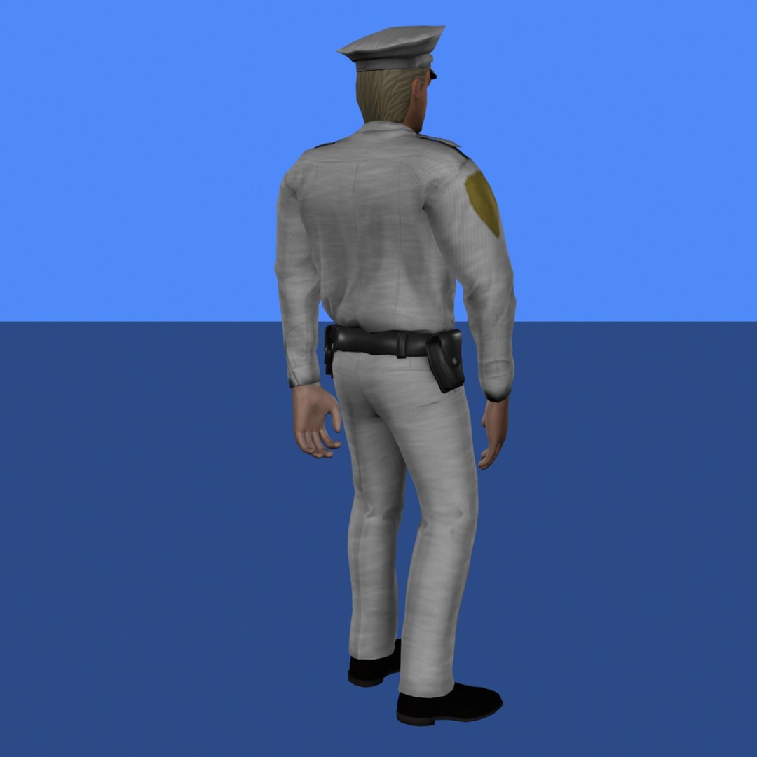 3d Max Police Animation