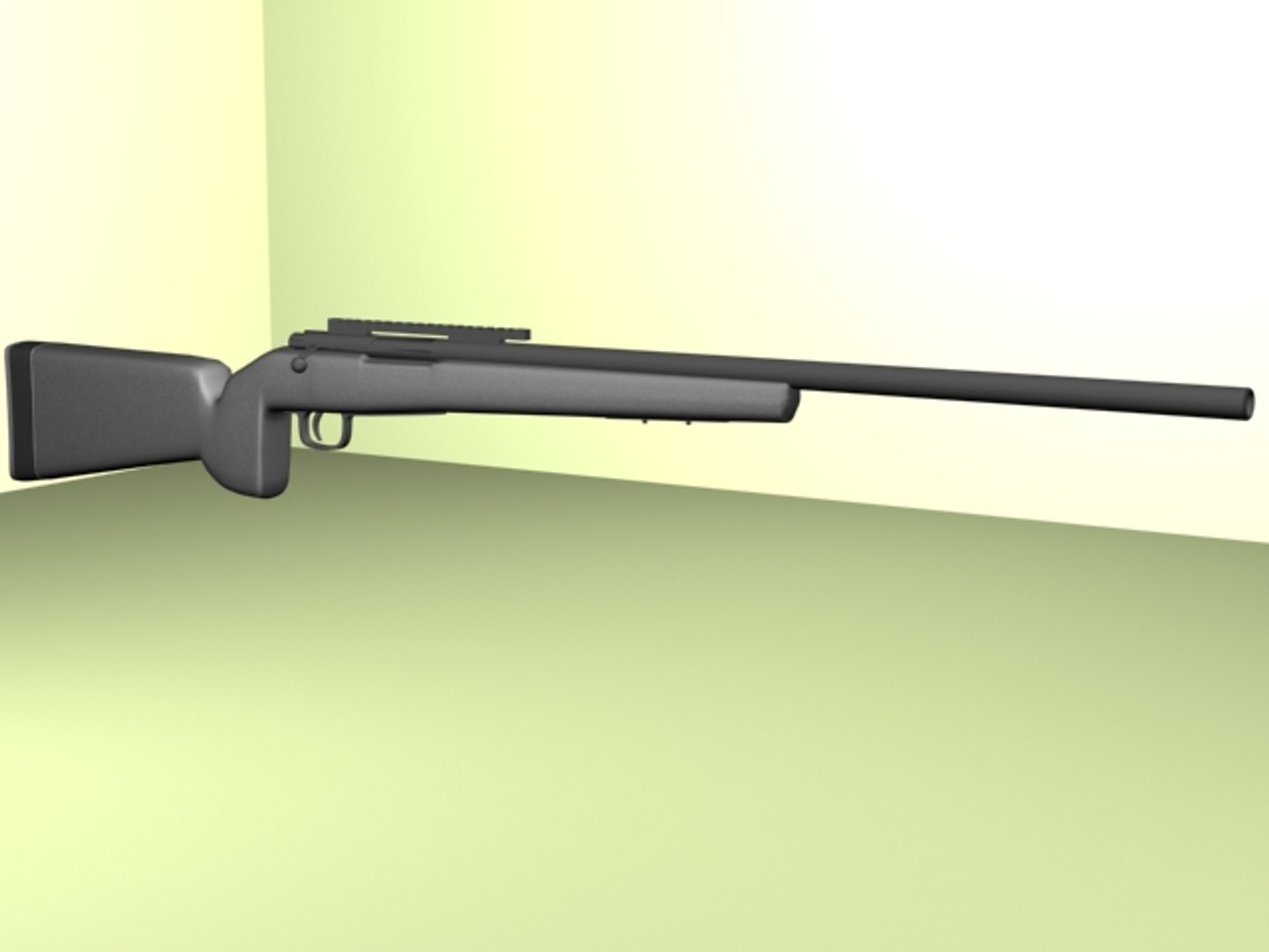3d Bolt Action Rifle Gun
