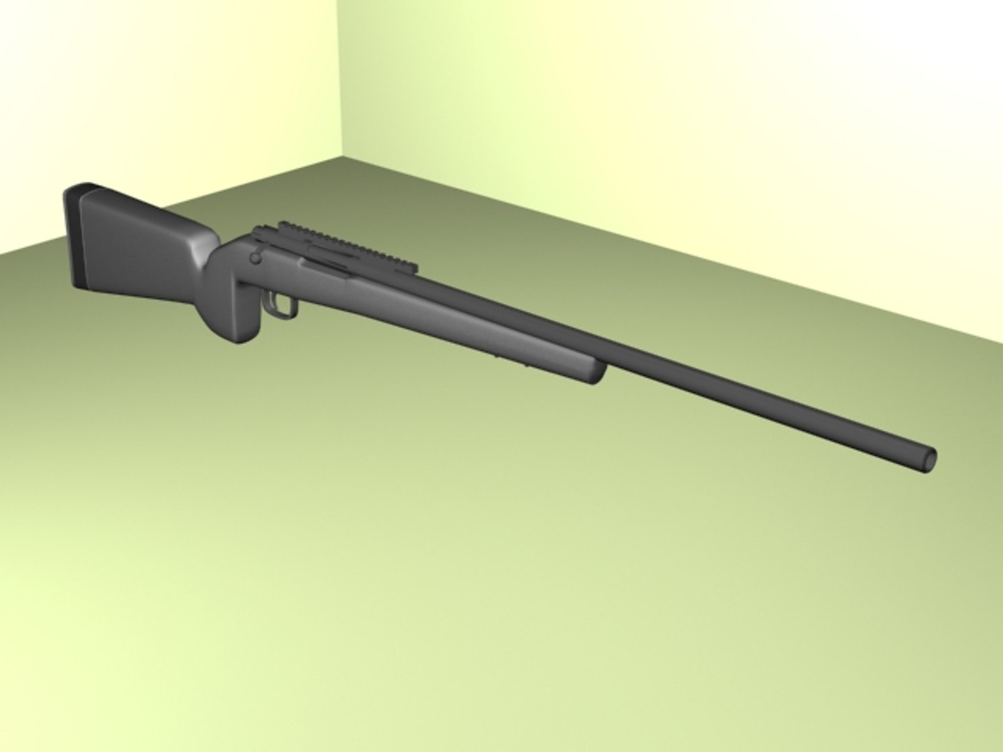 3d Bolt Action Rifle Gun
