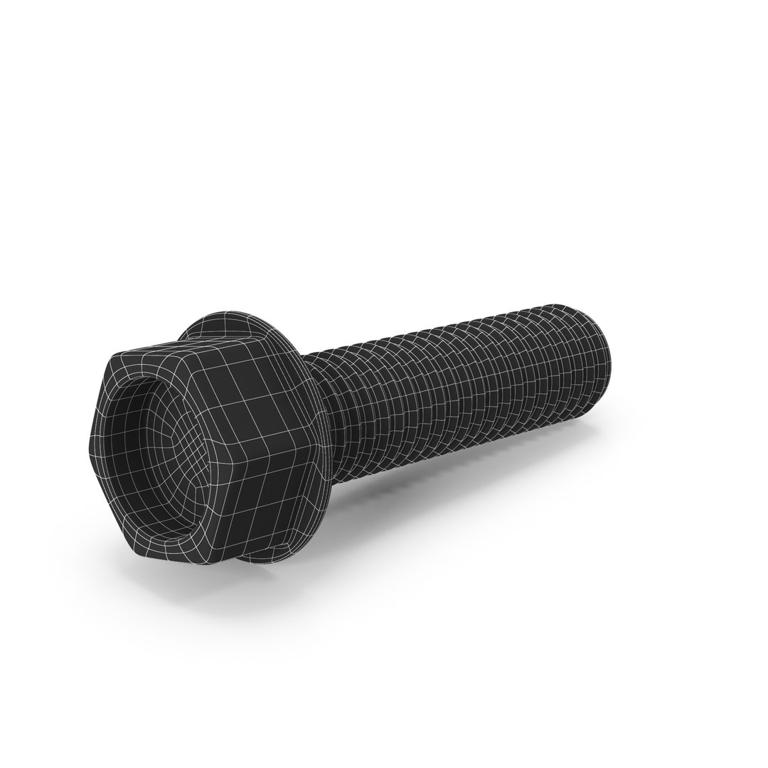 3D Hexagon Head Bolt Model - TurboSquid 2150592