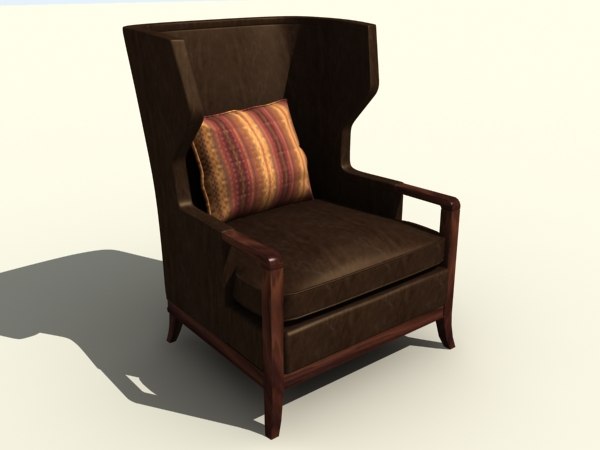leather chair 3d model