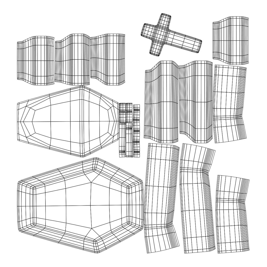 Coffin 3D Model - TurboSquid 2141814