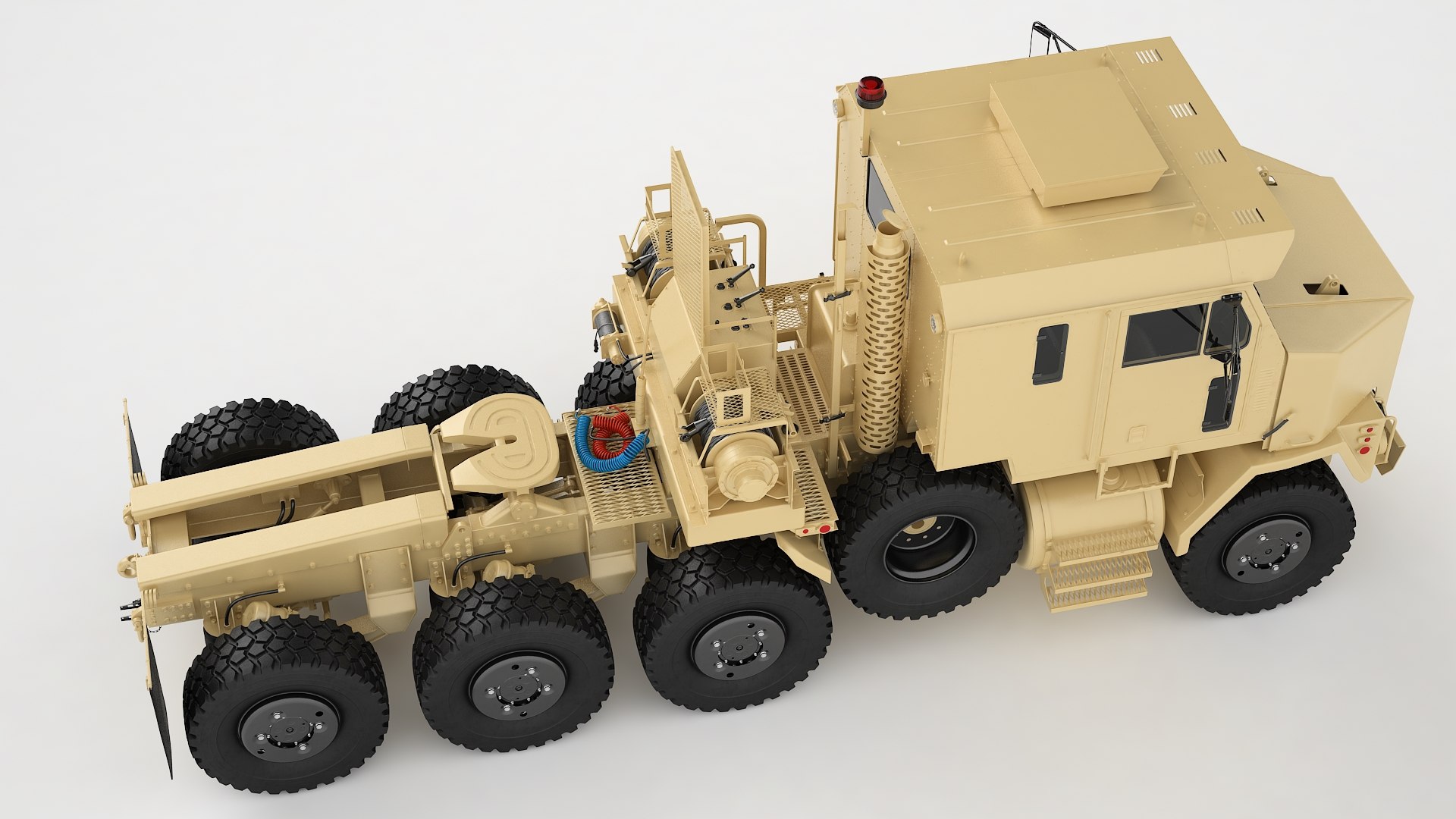 Military Semi Truck 01 3D Model - TurboSquid 2268710