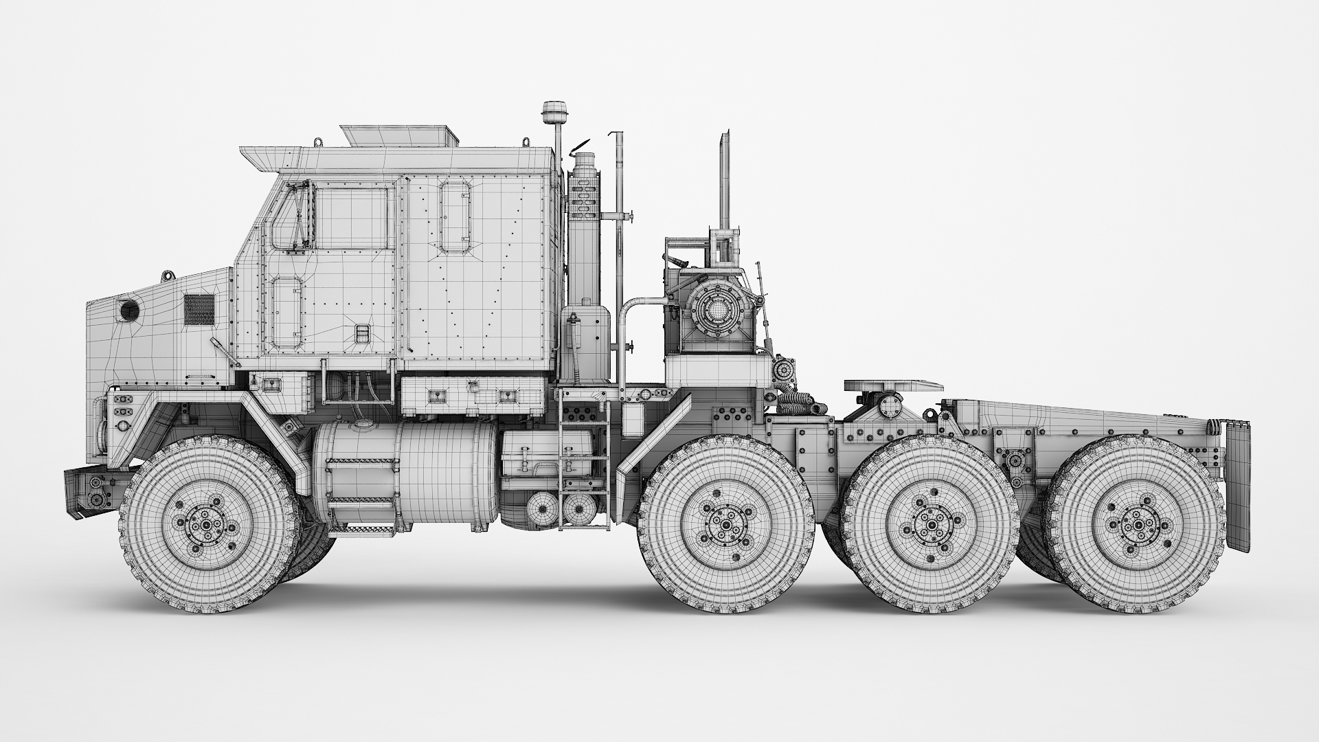 Military Semi Truck 01 3D Model - TurboSquid 2268710