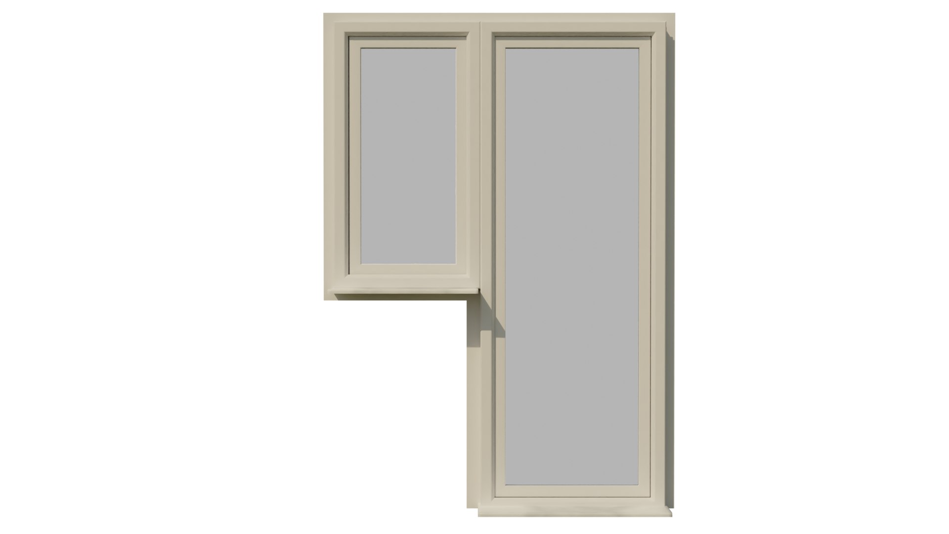 Pvc window 3D model - TurboSquid 1564450