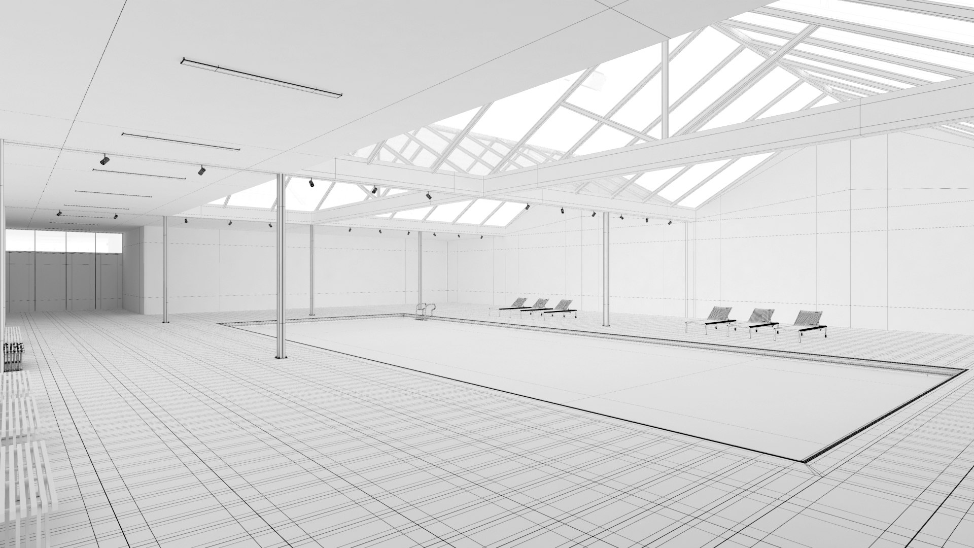 3D Swimming Pool Indoor 4 - TurboSquid 2258036