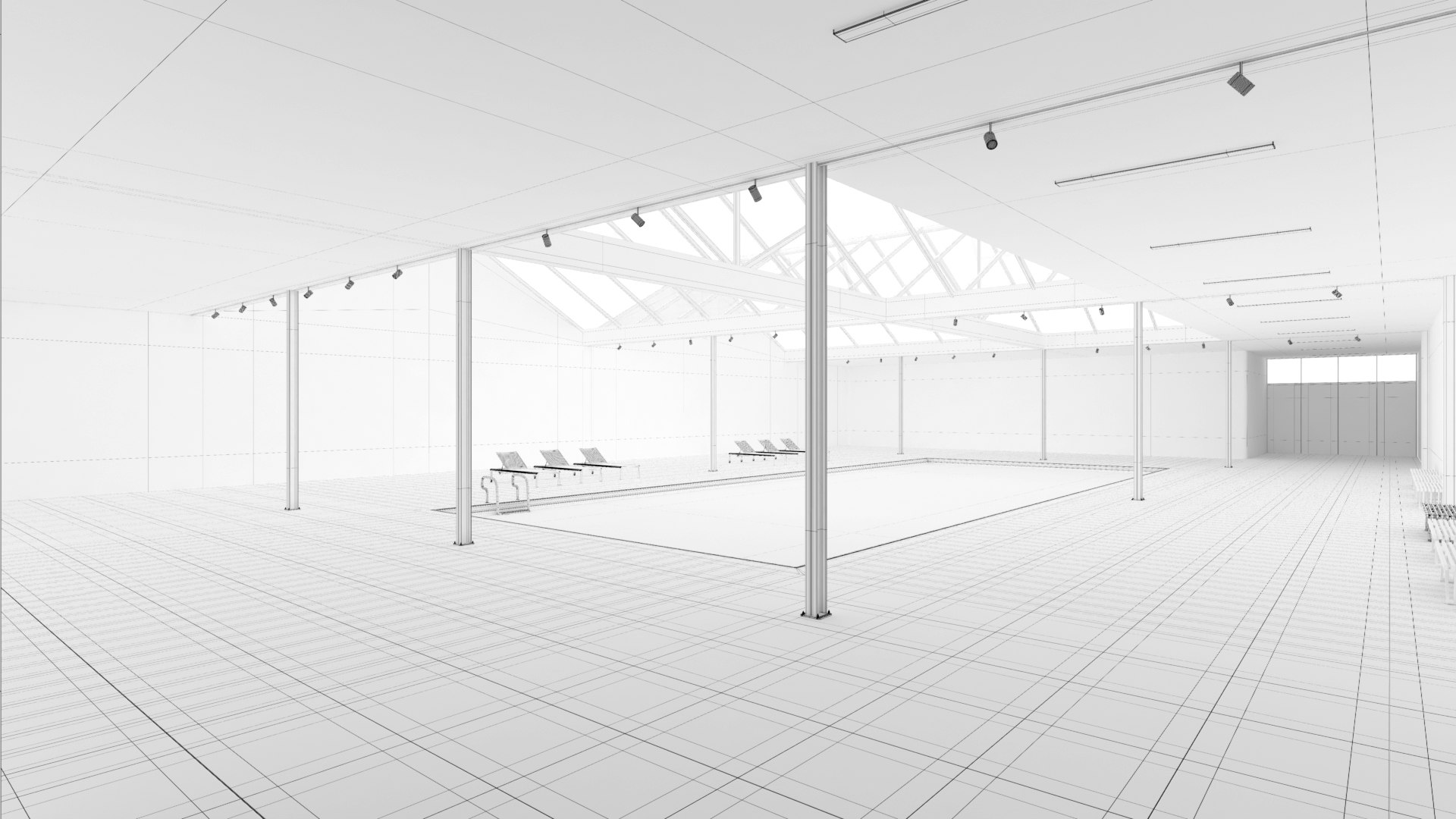 3D Swimming Pool Indoor 4 - TurboSquid 2258036