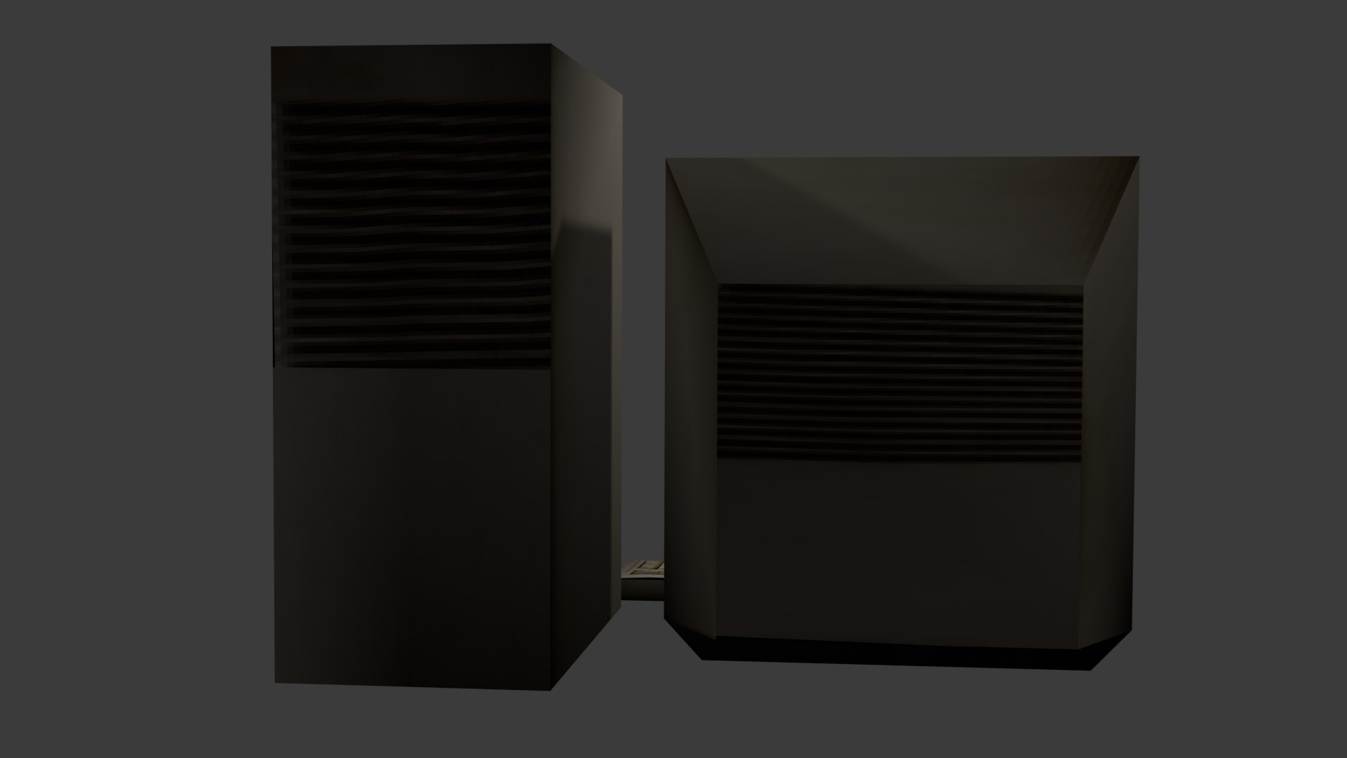 Low Poly Computer Old School PC 3D Model - TurboSquid 2247085