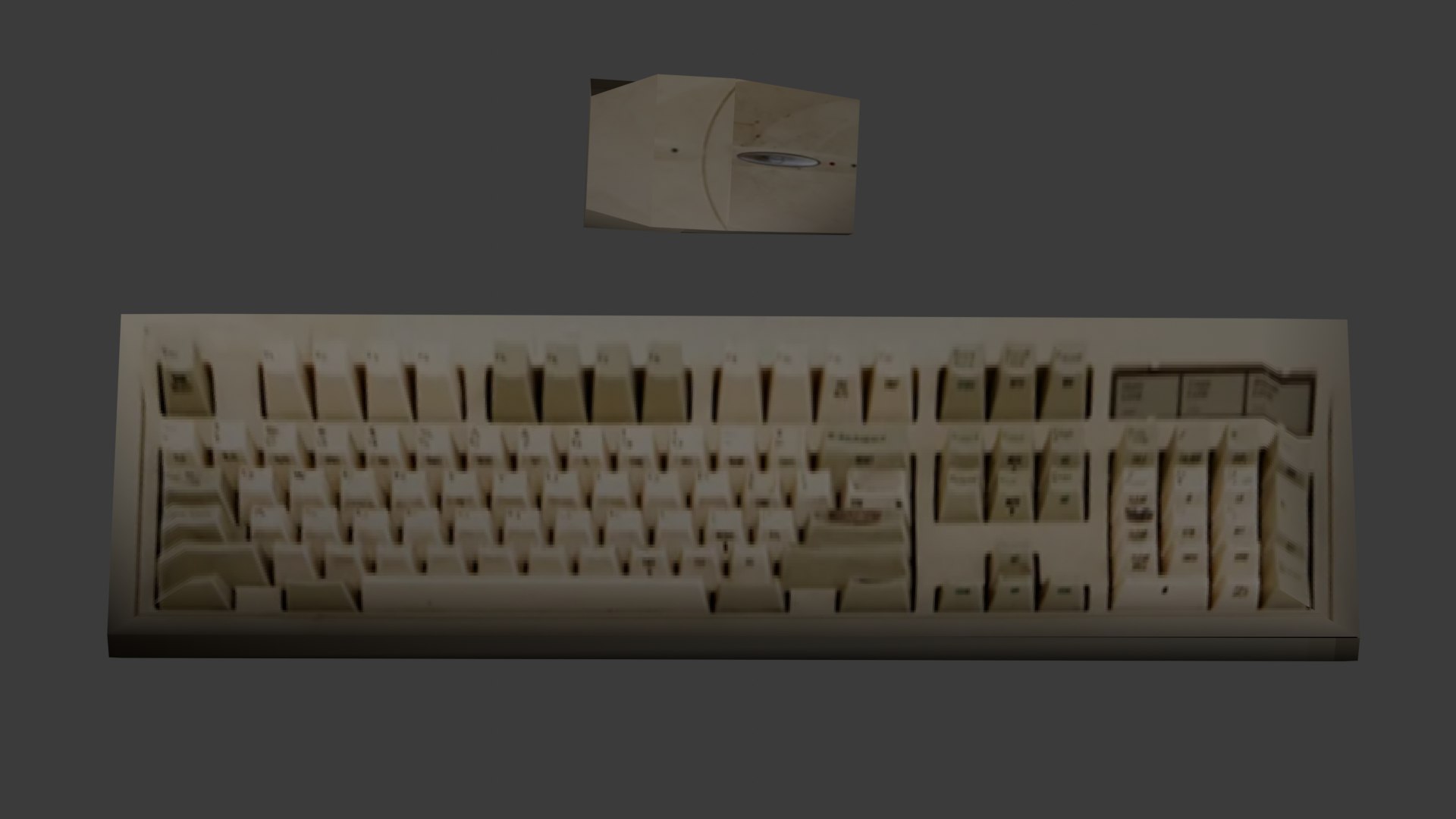 Low Poly Computer Old School PC 3D Model - TurboSquid 2247085