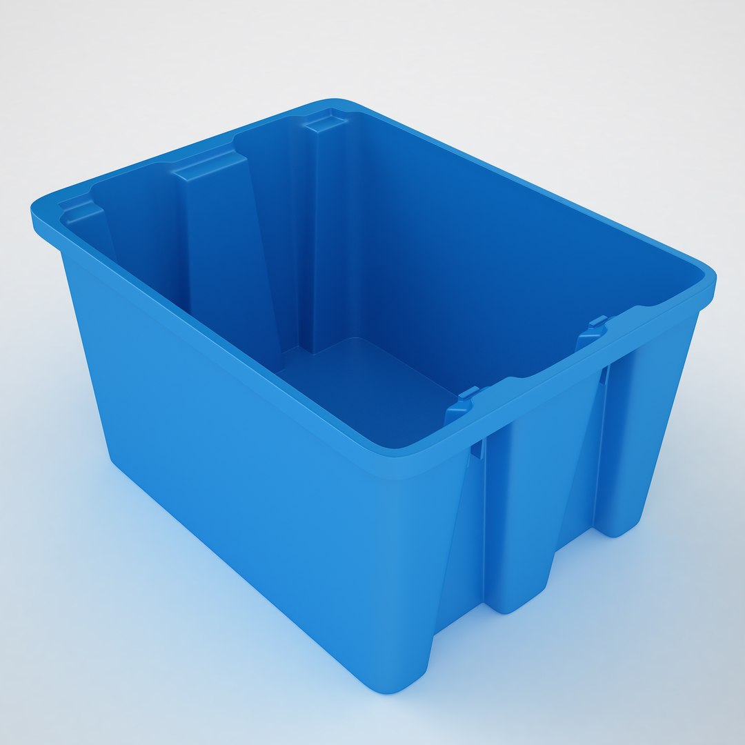 3D Plastic Storage Box 01 - TurboSquid 2215856